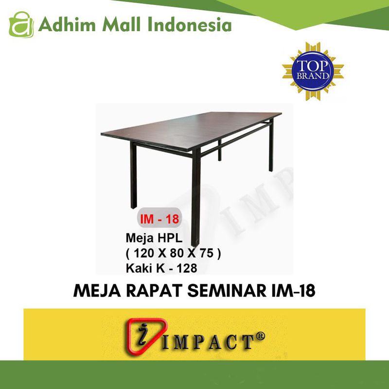 Meja Cafe HPL IMPACT IM-18 - 150 X 80 CM