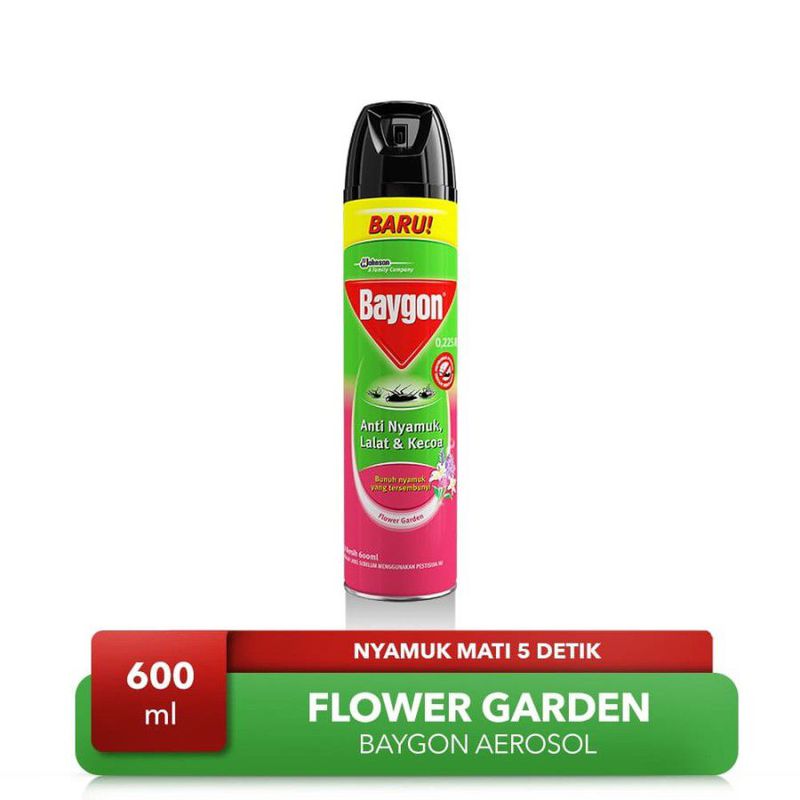 OBAT NYAMUK SEMPROT (SPRAY) BAYGON 600 ml