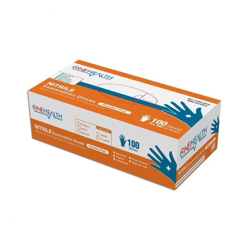 Handscoon Nitril OneHealth(Size S,M,L)
