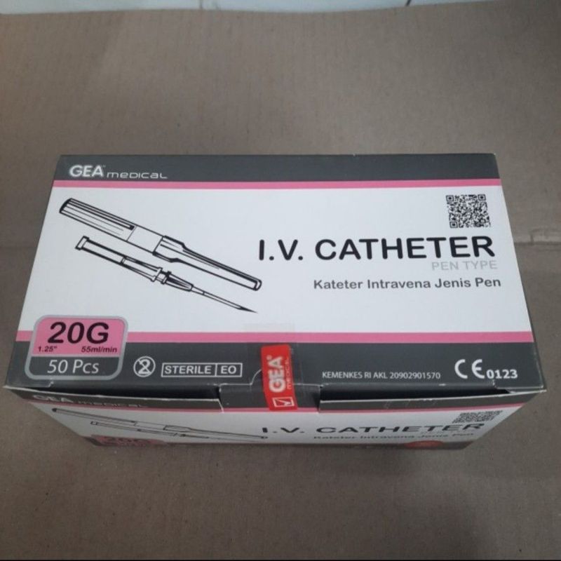 I.V Catheter No 20G Gea