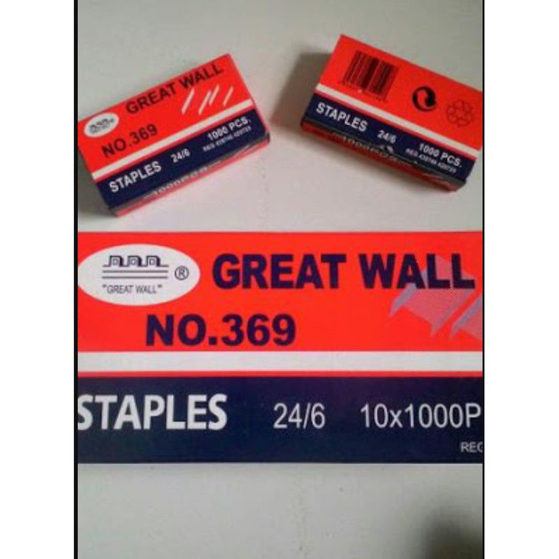 Isi Staples Besar No 369 ( Great Wall )