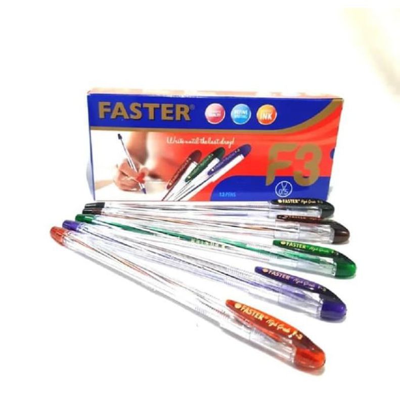 PULPEN FASTER F3 BIRU 1 BUAH
