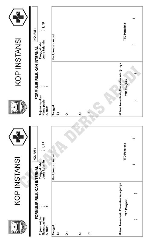 Form Rujukan Internal