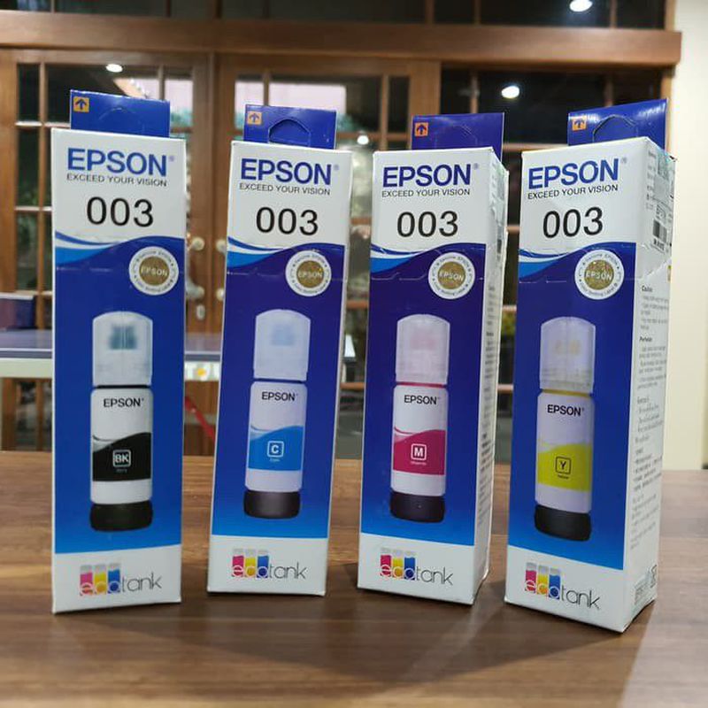 tinta Epson 003 Warna Merah / Biru / Kuning / Hitam