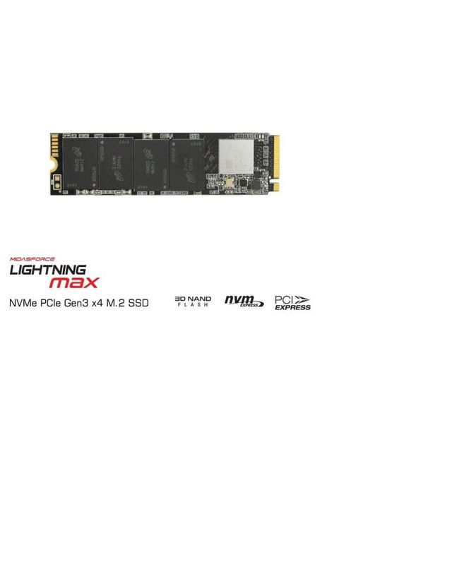 MIDASFORCE LIGHTNING MAX SSD NVMe M.2 PCIe Gen3 x4