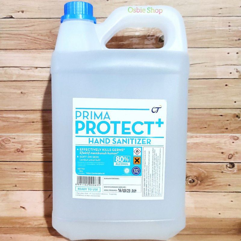 Hand Sanitizer 5 Liter Merk Prima