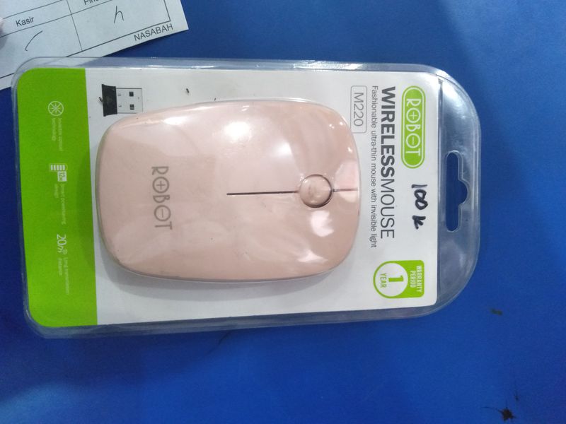 robot wirless mouse - Pink