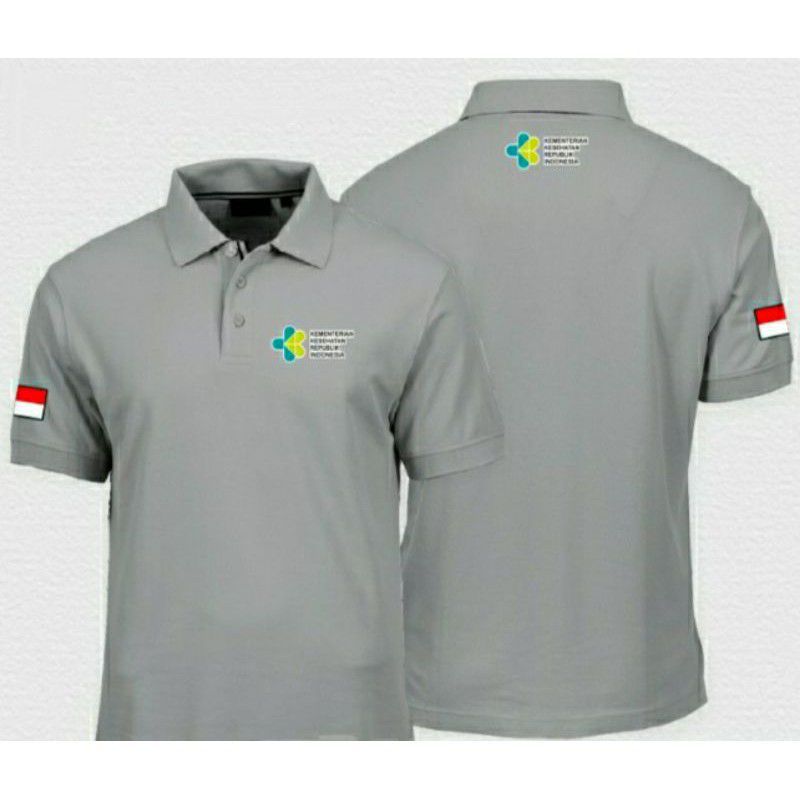KAOS POLO BORDIR - L