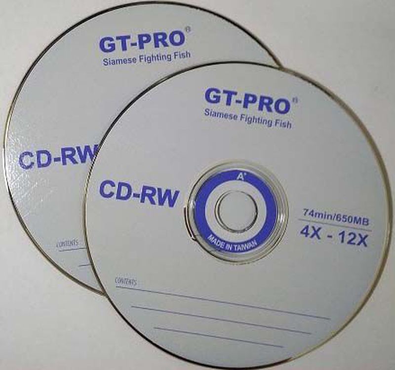 CD Blank CD-RW GT-PRO Rewriteable Isi 50