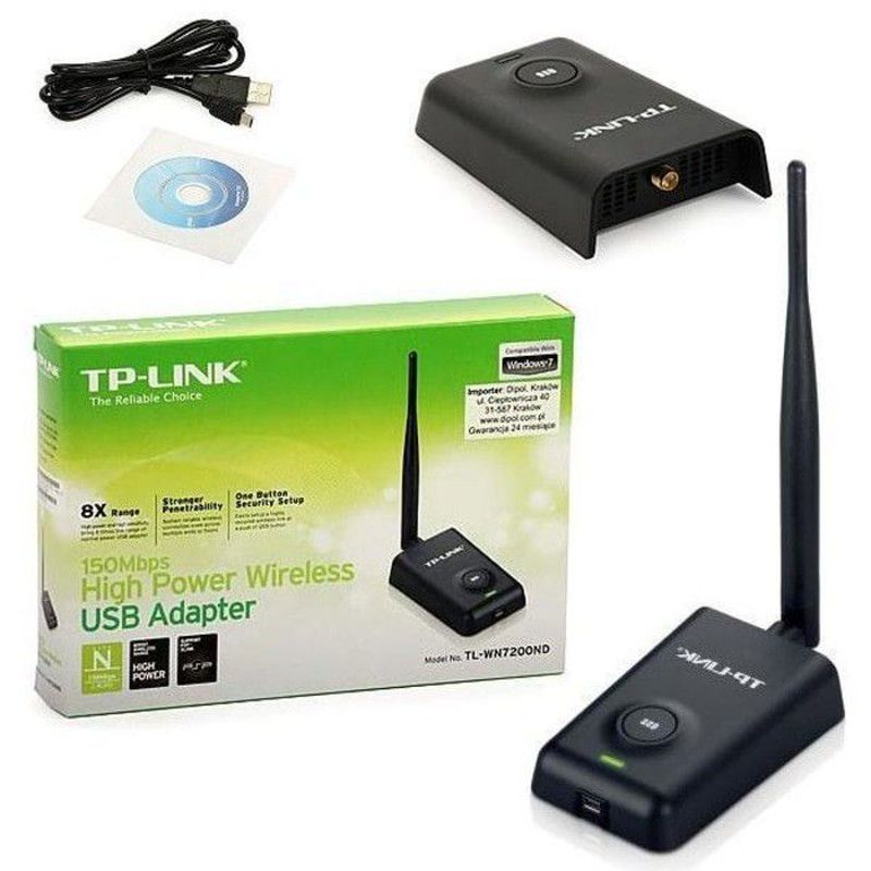 TP-LINK TL - WN7200ND 150Mbps High power Wireless USB Adapter