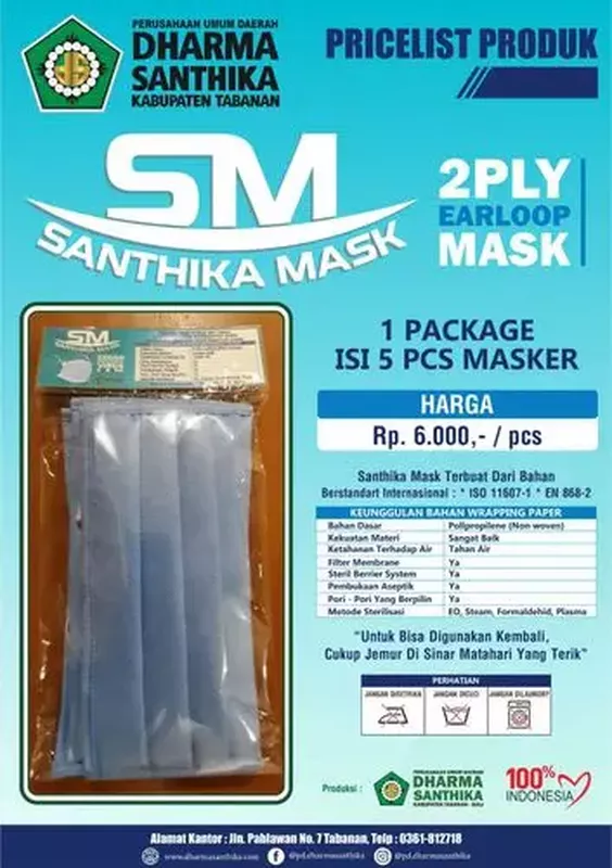 Alat Perlindungan Diri (APD) - Masker 2ply
