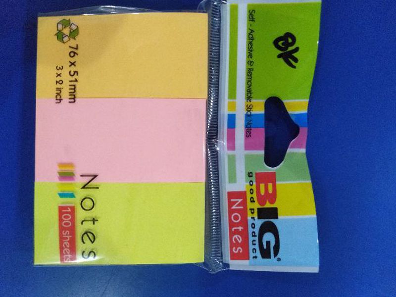 big notes / pembatas kertas - Plastik