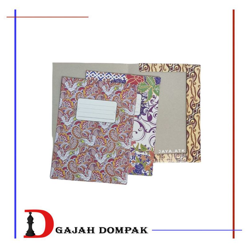 Map Batik Kertas - Pak