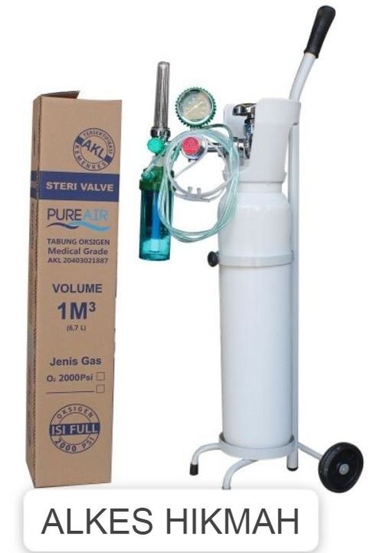 TABUNG OKSIGEN 1 M3 FULL SET