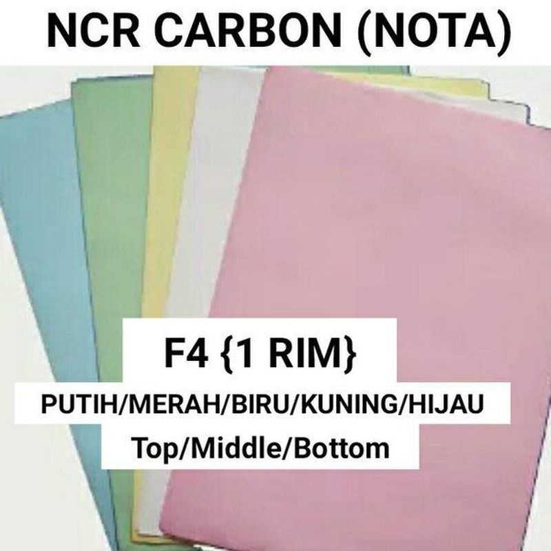 KERTAS NCR FOLIO TOP, MIDLE, BOTTOM
