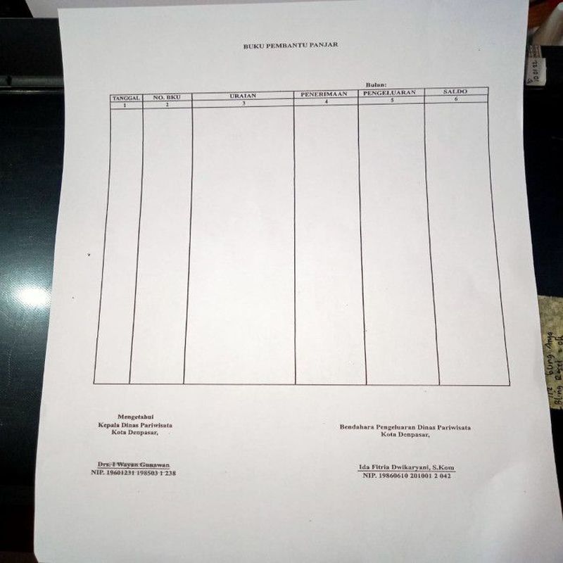 BUKU PANJAR