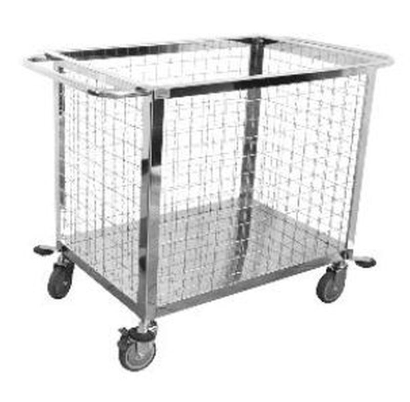 MENTOR - INDONESIA LAUNDRY TROLLEY / LINEN TROLI STAINLESS STEEL LT-02