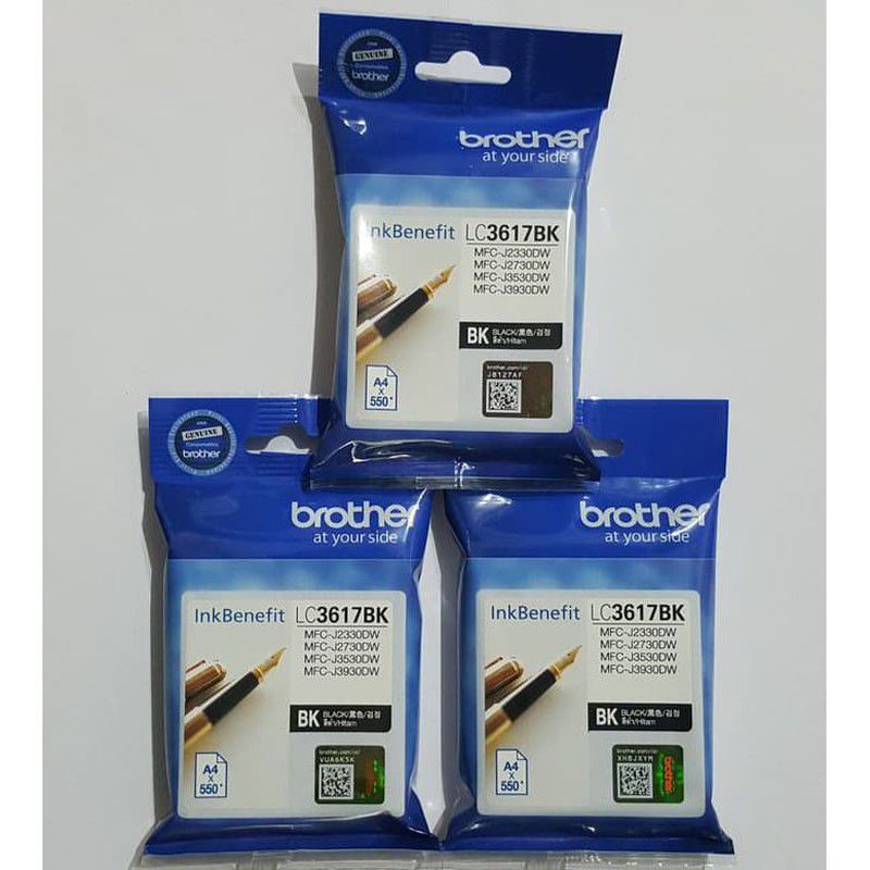 CARTRIDGE PRINTER BROTHER LC-3617 BLACK