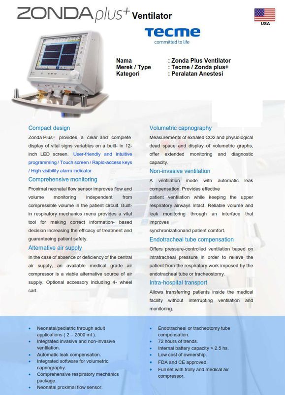 Zonda Plus Ventilator