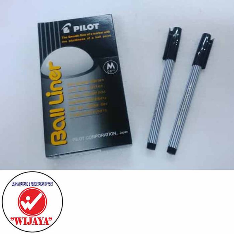 Bolpoint Pilot Balliner Bk/R/B/Gr - Hitam