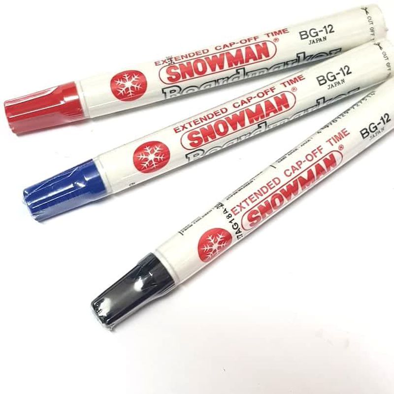 SNOWMAN BOARD MARKER - Biru
