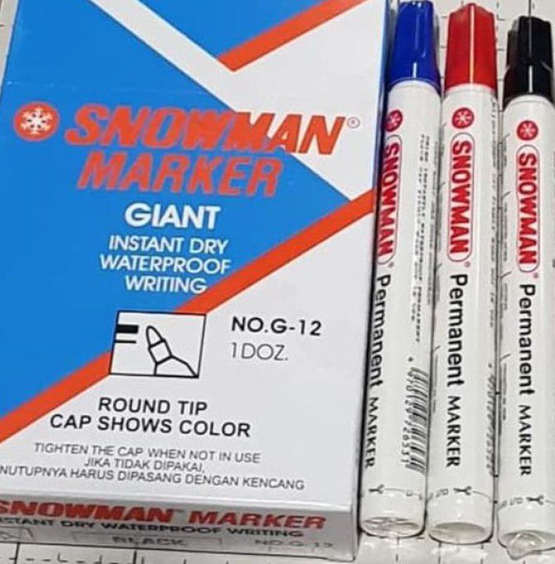 Spidol Permanen Besar - Biru