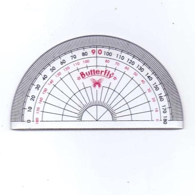 Penggaris Busur Derajat - Protractor 180 Derajat 12 cm - Butterfly