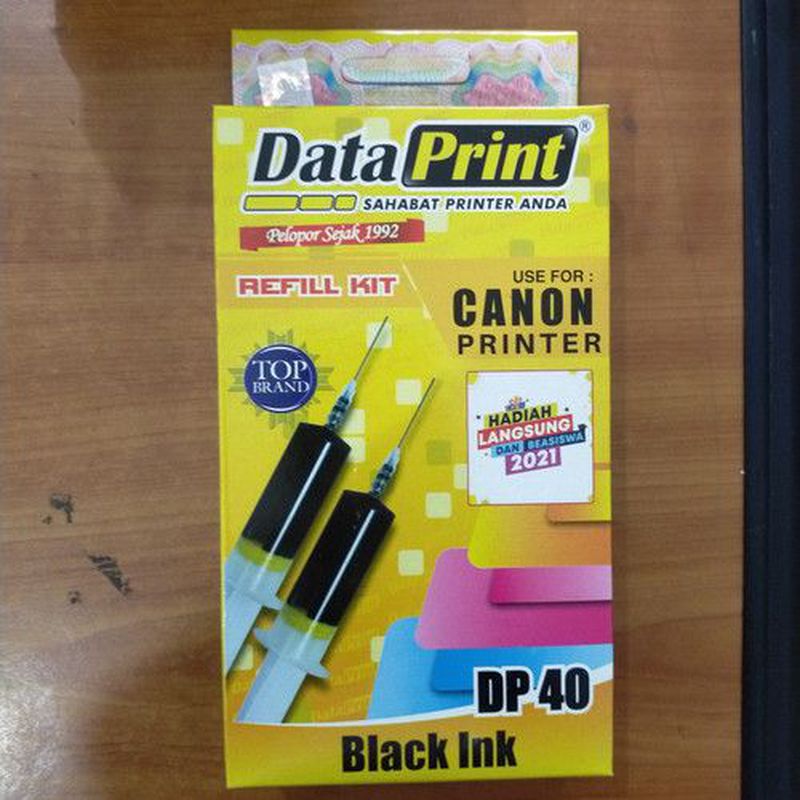 Tinta/Toner Printer - Refill Kit Canon Hitam