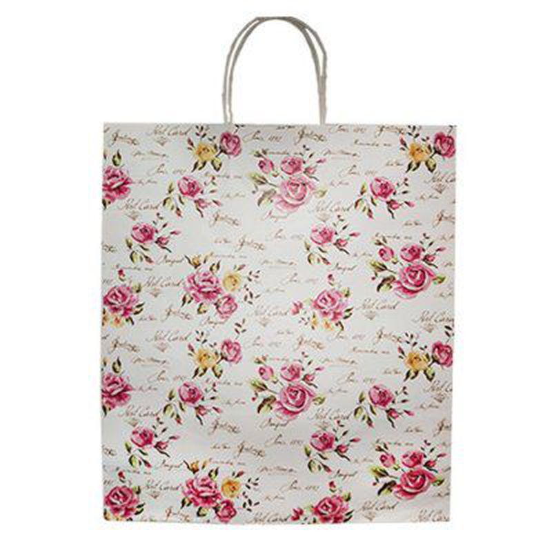 PAPER BAG BUNGA 43 CM X 36 CM X 12 CM 2020 (12 PCS) (ATK)