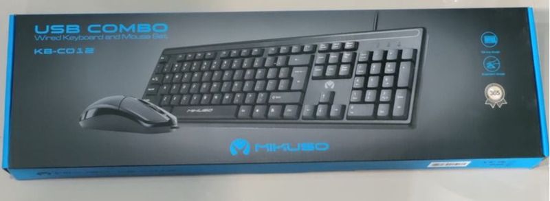 Bundle Keyboard + Mouse Kabel USB Mikuso KB-C012
