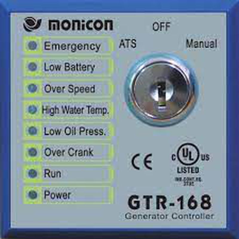 Generator Controller Monicon GTR-168 ( AUTO START CONTROL MODULE) Generator Controller Monicon GTR-168 ( AUTO START CONTROL MODULE)