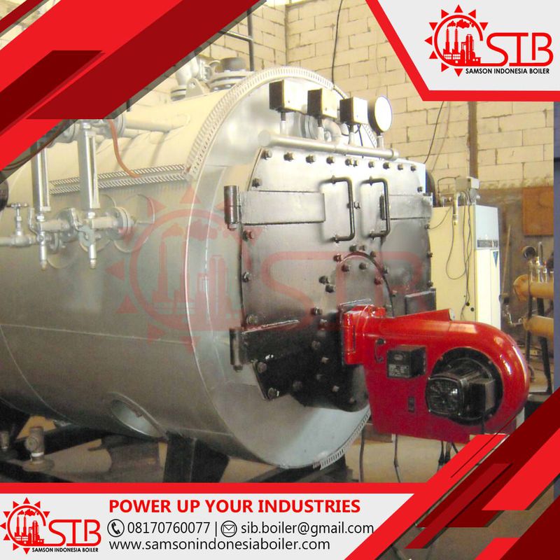 STEAM BOILER 1.5 TON SOLAR BARU HARGA TERJANGKAU