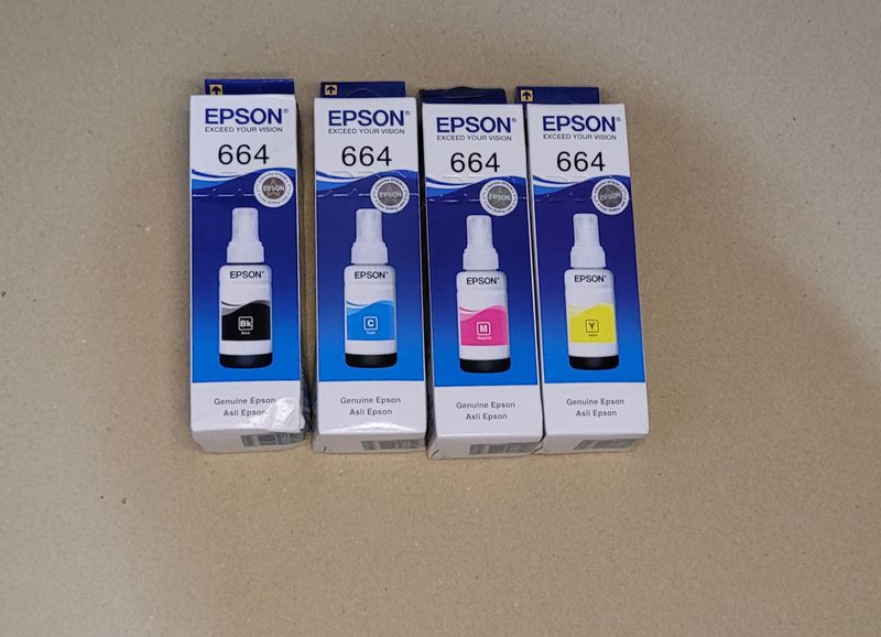 tinta epson 664 - Biru