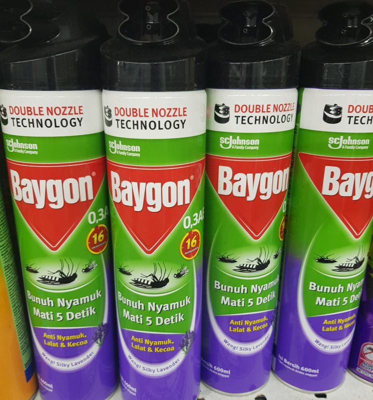 Baygon Spray 600ml - Ungu