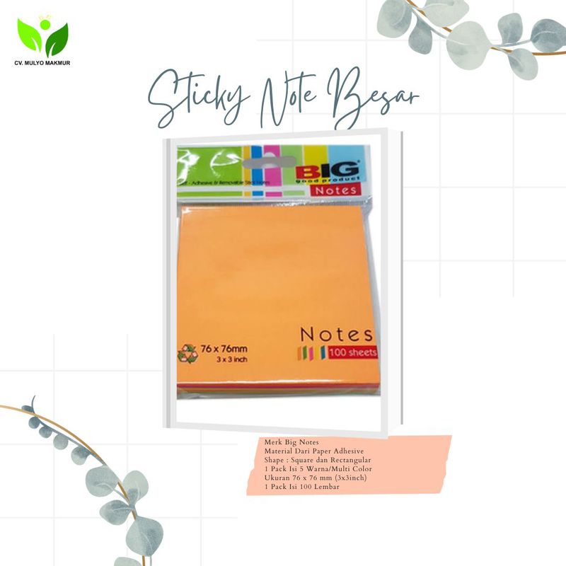 Sticky Note Besar