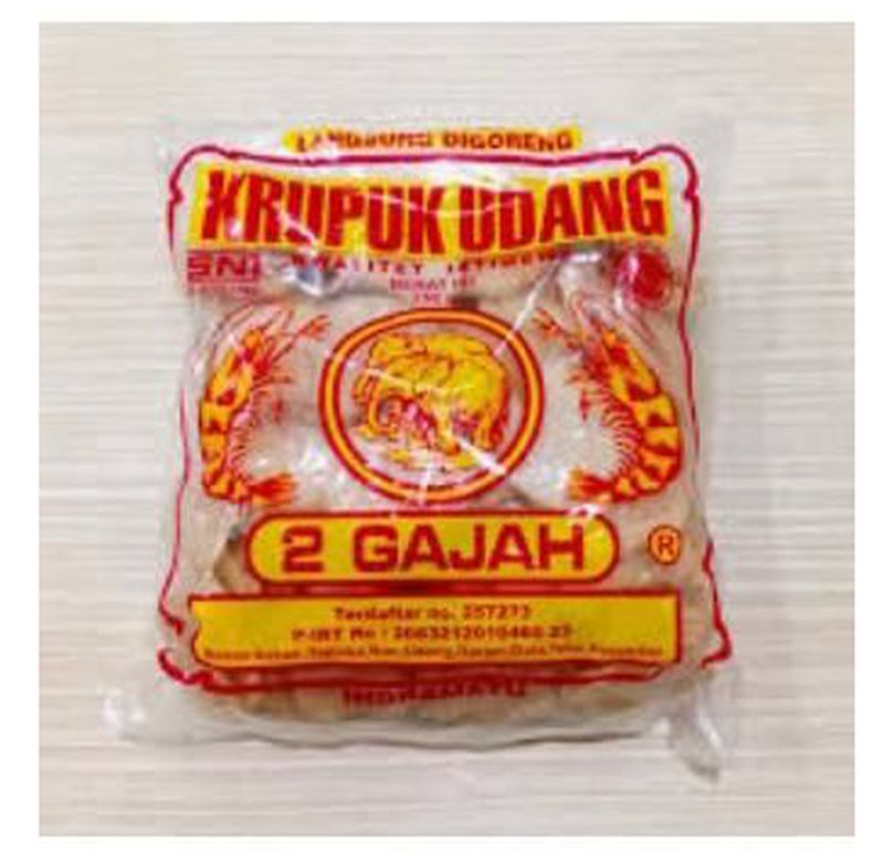 KERUPUK UDANG MENTAH