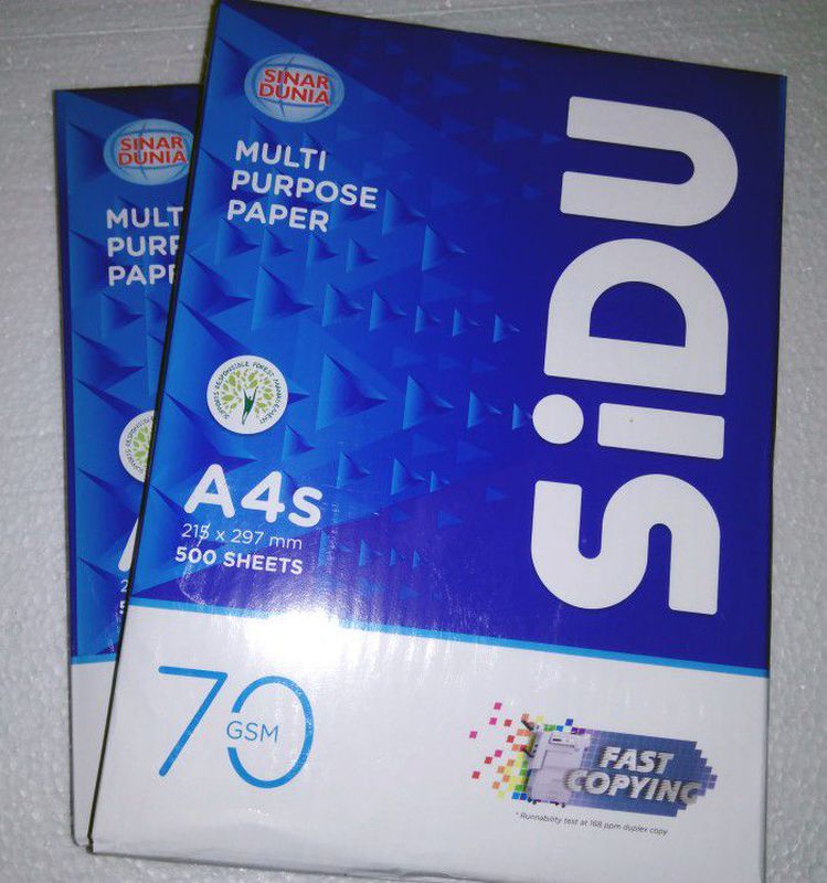 kertas A4s 70 gram