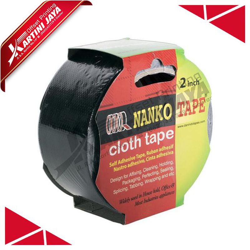 LINEN TAPE HITAM 2 INCHI NANKO