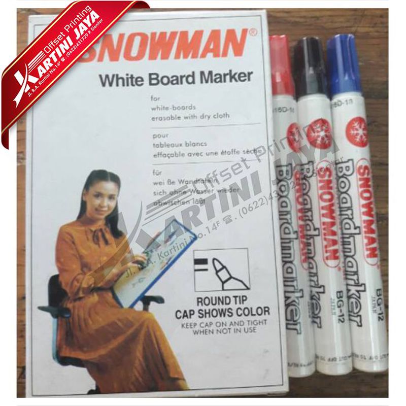 SPIDOL WHITEBOARD SNOWMAN