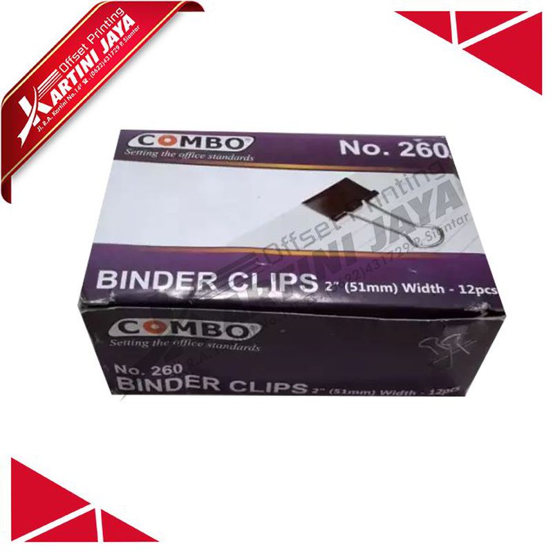BINDER CLIP NO. 260 COMBO
