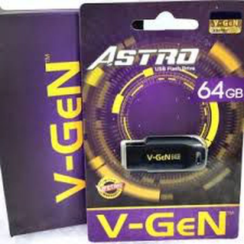 FLASHDISK V-GEN ORIGINAL 64GB USB ASTRO USB 2.0