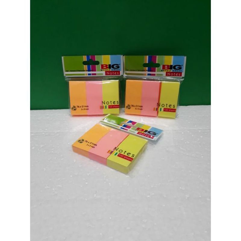Sticky Notes Big 3warna 76x51mm