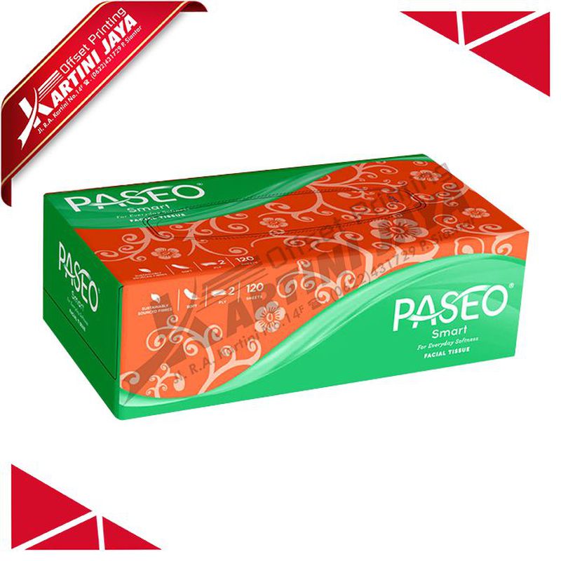 TISSUE PASEO SMART FACIAL BOX 120s