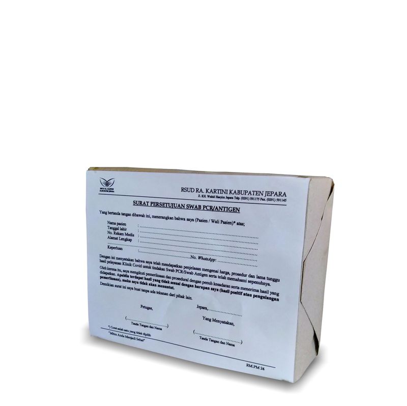 RM.PM.24 - Surat Persetujuan Swab PCR/ Antigen 1/2 folio