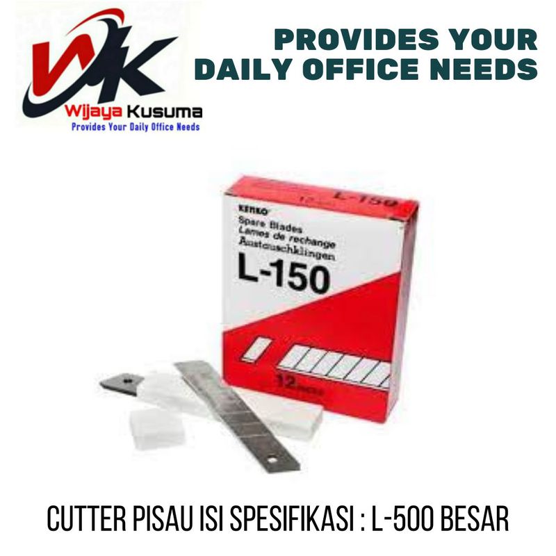 Isi Cutter Kenko L-500 Besar (Per Kotak/Box)
