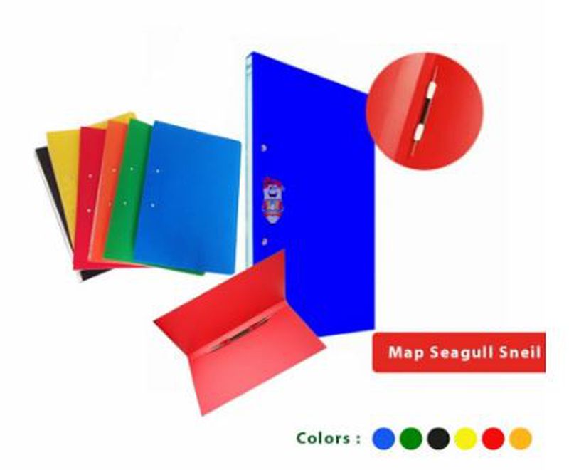 Map Plastik Lobang Folder Merk seagull