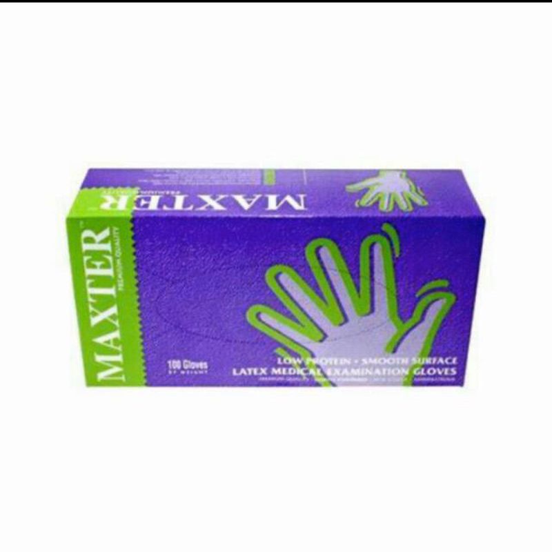 Handscoon Maxter Latex Powder non Sterile - S