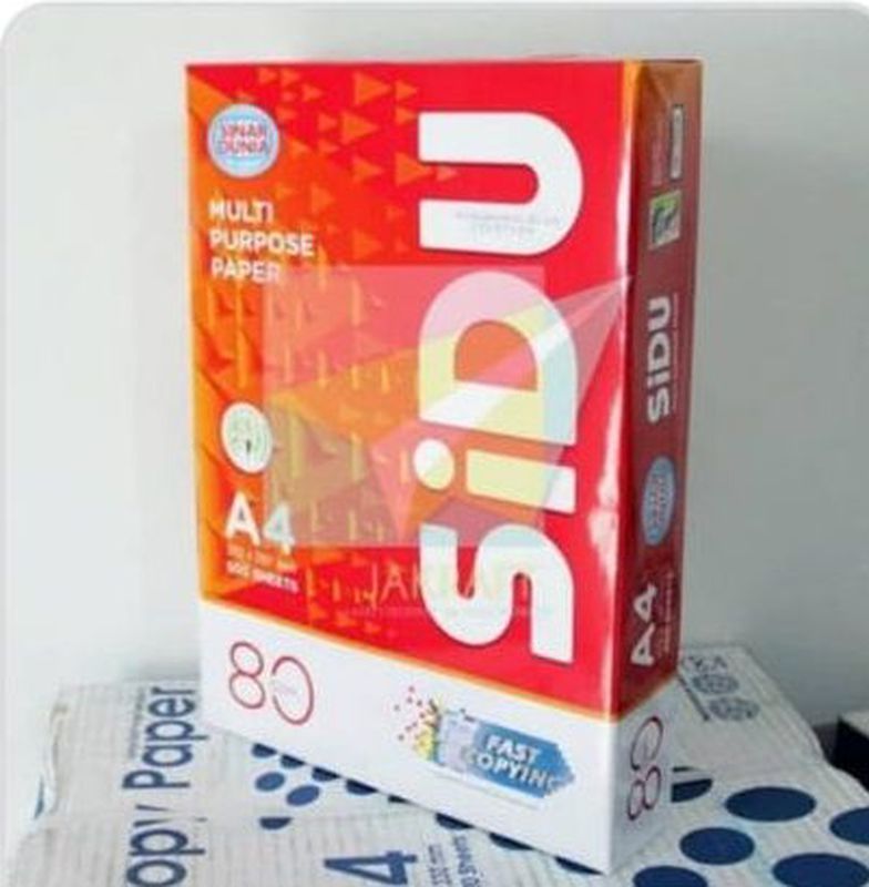 kertas HVS putih A4 80gr sidu