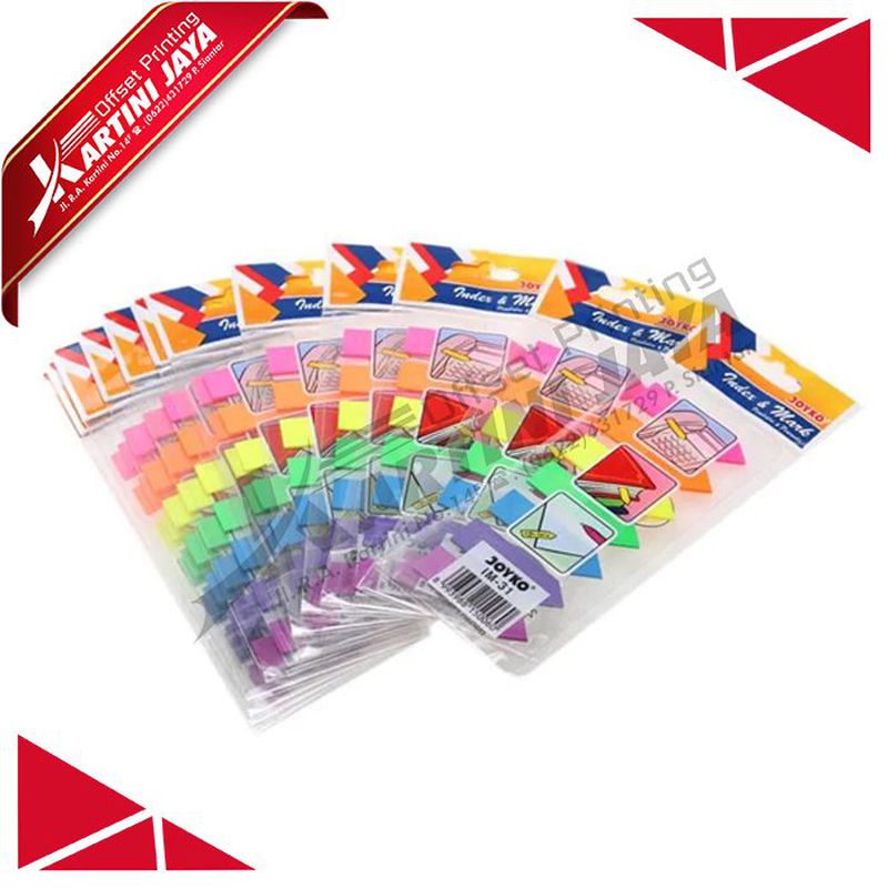 STICK NOTES POST IT JOYKO PANAH PLASTIK (POST IT KECIL)