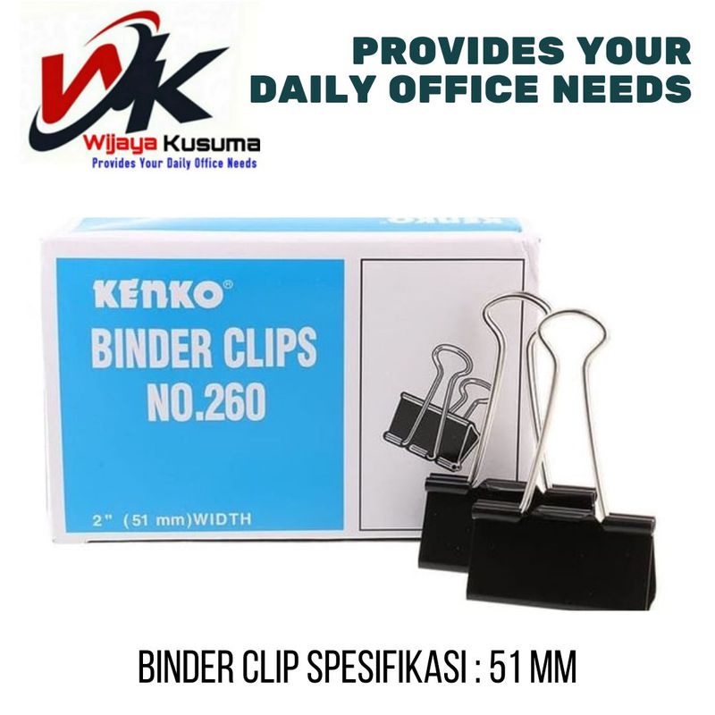 Binder Clip No 260 Kenko : 51 mm